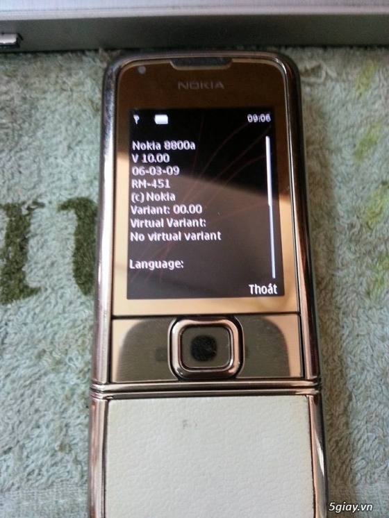 HCM - - Nokia 8800a RM-451 Tiếng Việt | 5giay
