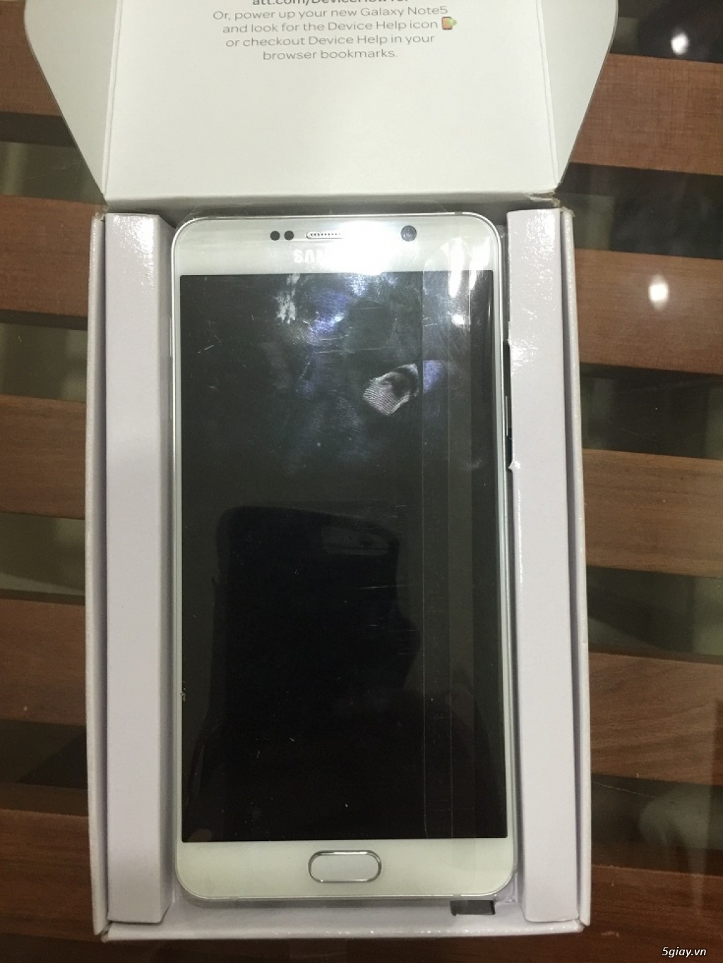 Bán Samsung Note5 64Gb white, new 100%, hàng USA, giá đẹp... | 5giay