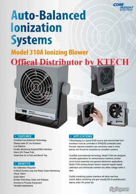 Quạt ion, máy ion Hàn Quốc - Coreinsight | 5giay