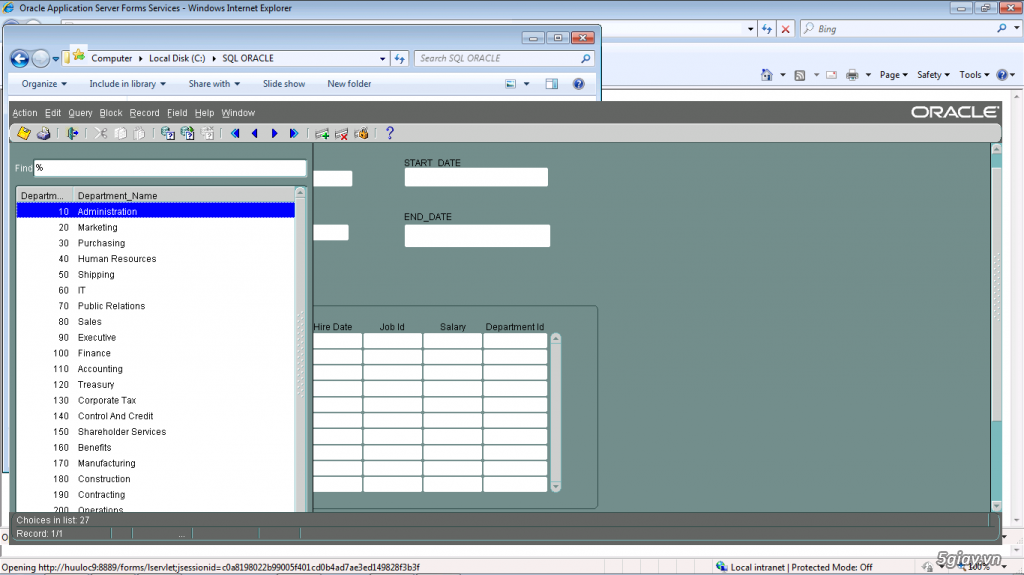 Bán bộ cài Oracle Form 10G, Oracle database 12c,Oracle Report Pl/sql | 5giay