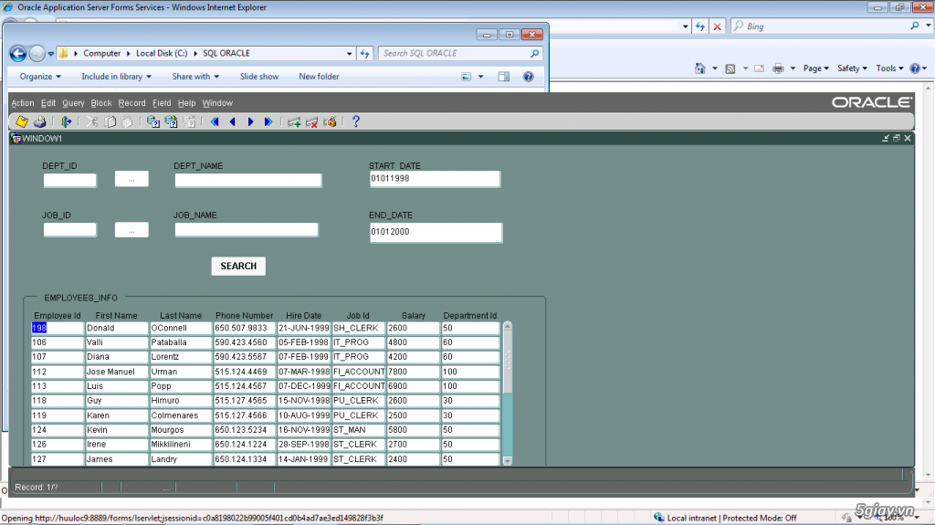 Bán bộ cài Oracle Form 10G, Oracle database 12c,Oracle Report Pl/sql | 5giay