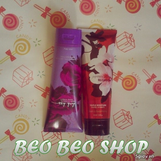 (PANDORA) Body Lotion, Body Mist, Eau De Parfum BB&W GIÁ TỐT