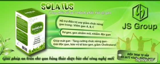 Toàn Quốc - - SOLATUS - Công thức tối ưu bảo vệ gan 7 thành phần - JS ...