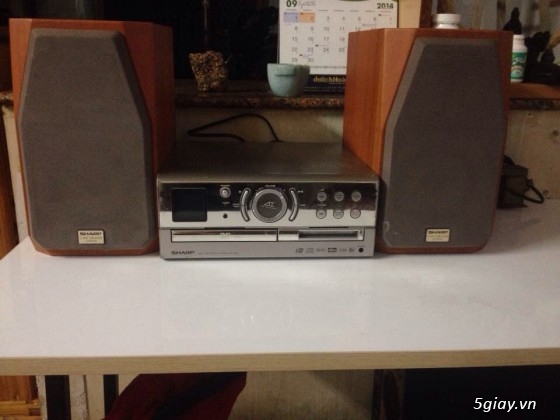 Loa-amply SHARP giá 1tr6 + đầu đĩa DVD Nhật 200k hàng đẹp long lanh | 5giay