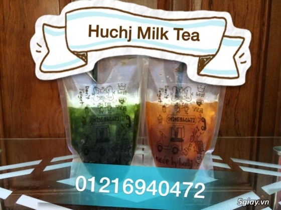 HCM - - Trà Sữa Túi Zipper ( HuChj Milk Tea) tưng bừng khai trương và ...