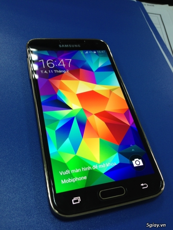 HCM - - Bán Samsung Galaxy S5 gold phiên bản G900L đẹp 99% bao zin ...