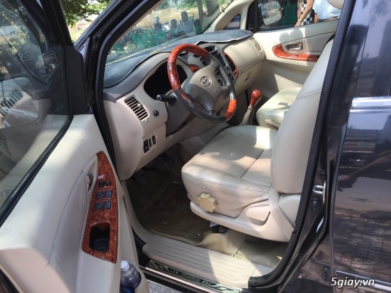 Toyota INOVA G đời 2007,màu Đen vip ,nội thất da, | 5giay