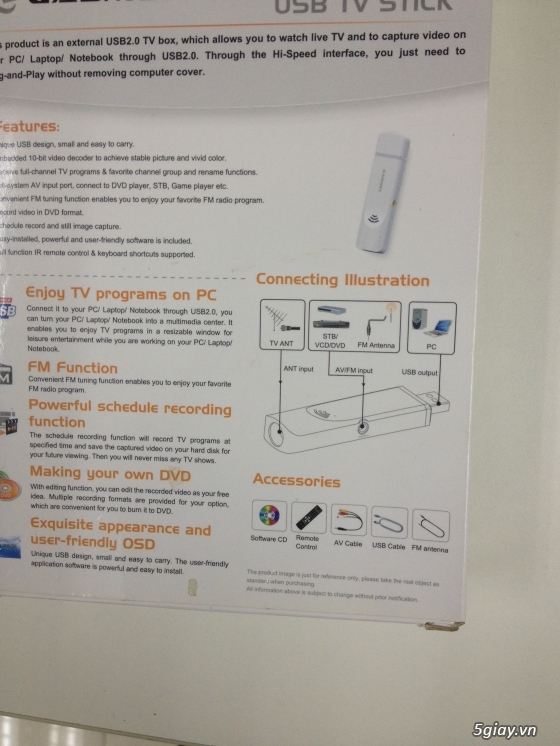 can ban USB tivi box xem tivi tren laptop, pc | 5giay