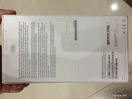 IPHONE 6 PLUS 16G Trắng QT FullBox Máy Đẹp 99%999999 Chính Hãng FPT Còn ...