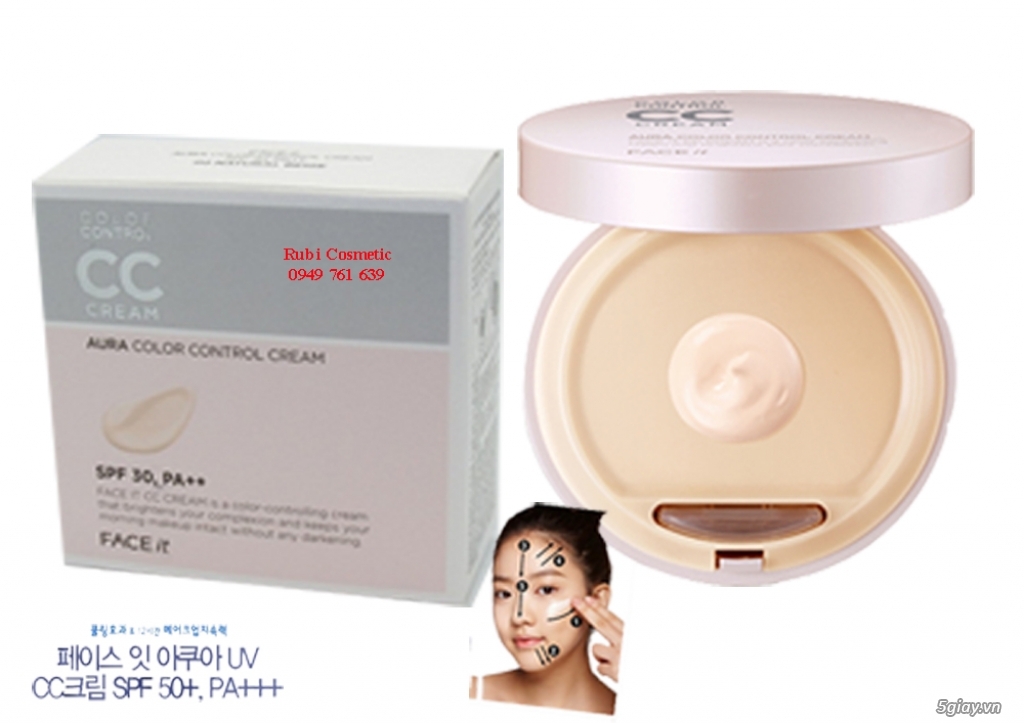 CC Cream Thefaceshop Aura Color Control Cream | 5giay
