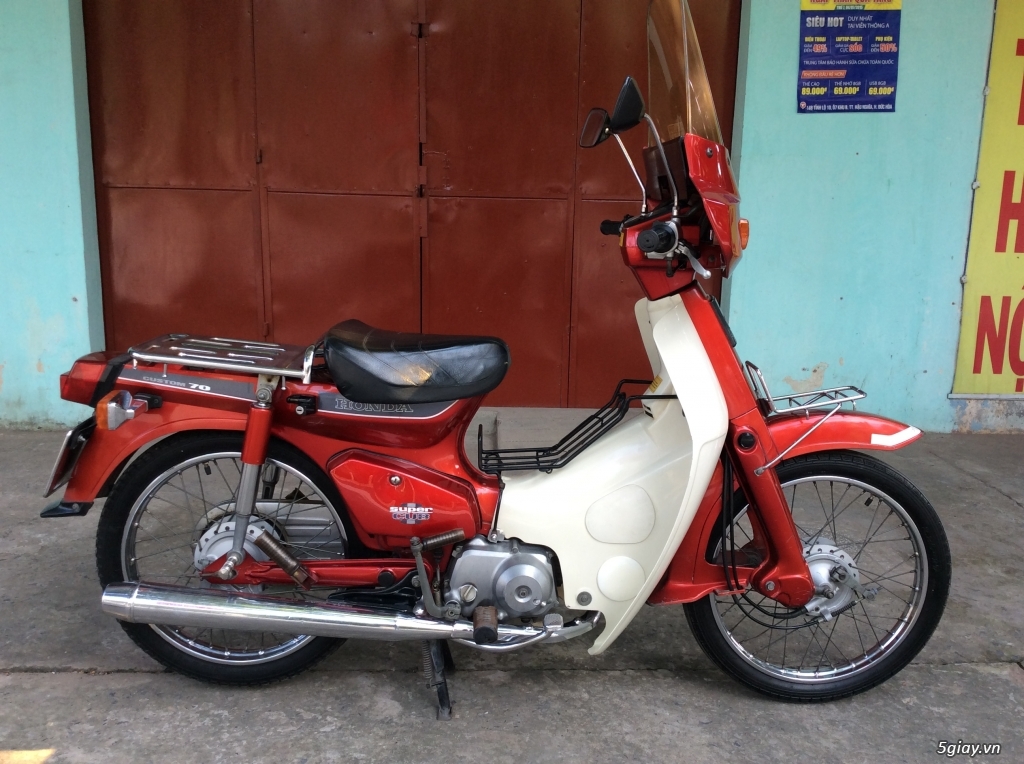 Honda Custom 70 đỏ- Honda Cub 78, đều HQCN, xe zin siêu đẹp. | 5giay