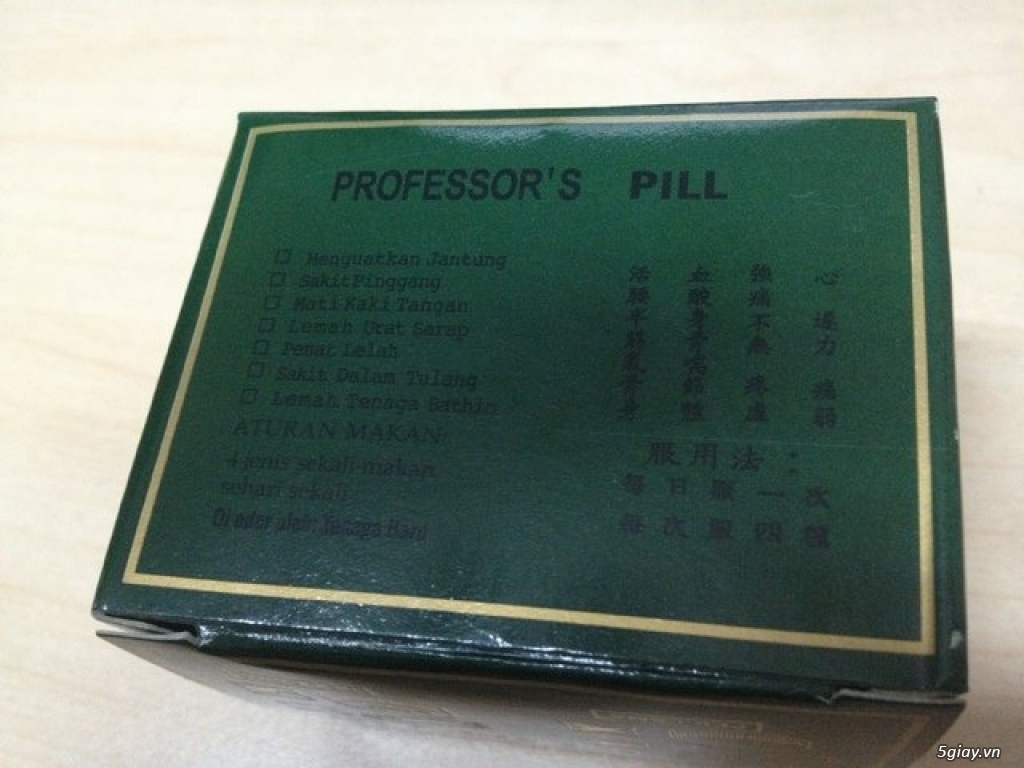 Professor's Pill đặc trị các bệnh về xương khớp nhanh chóng và hiệu quả ...