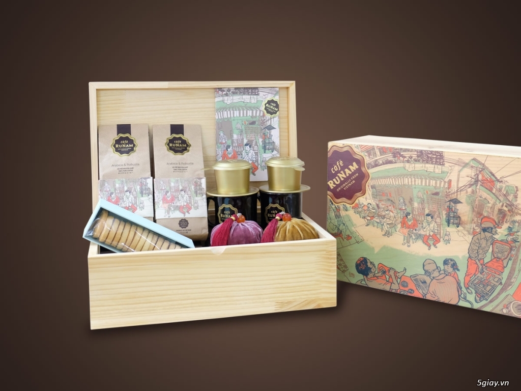 Thanh lý cafe Runam giá rẻ( hộp gỗ ) | 5giay
