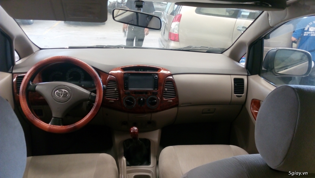 Xe Toyota Innova - 2008, form lên G, màu Ghi Vàng, body hoàn chỉnh, máy ...