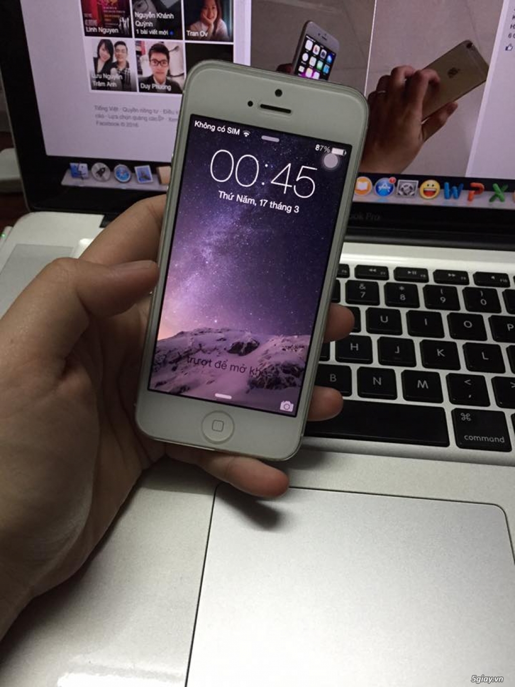 Ip 5 Trắng, Bản quốc tế | 5giay