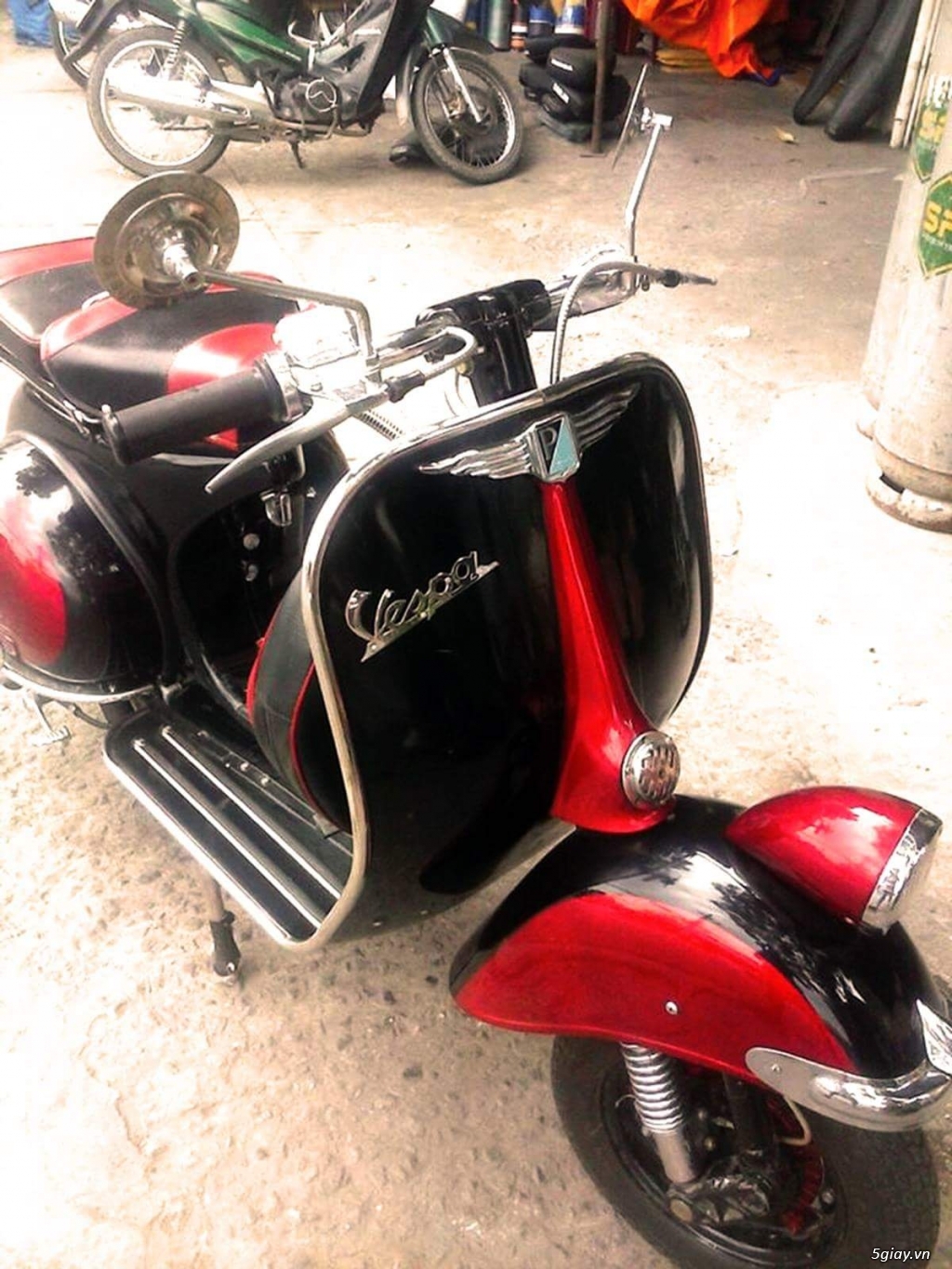 Bán 1 Vespa Acma copy và độ từ Vespa PX 1986. Mã đẹp, máy ngon, đầy đủ ...