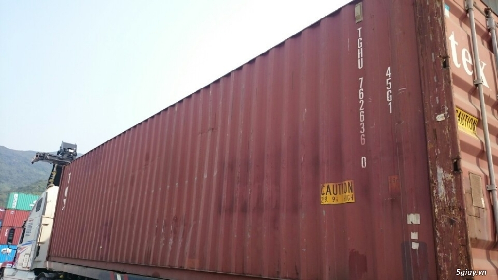 Container kho 20DC, 40HC chất lượng 70-80% | 5giay