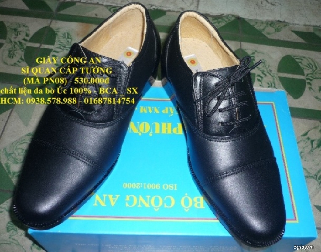 Giầy công an, giầy quân đội, Dây nịt lưng sĩ quan, áo khoác POLICE, Nón ...