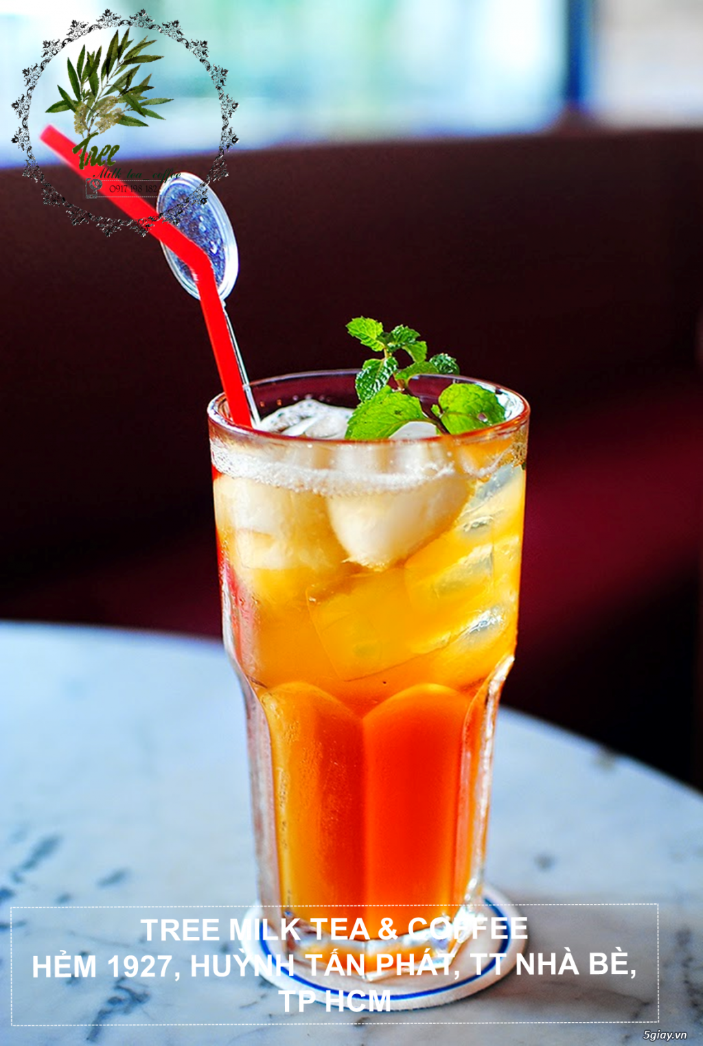 Trà vải TREE milk tea & coffee | 5giay