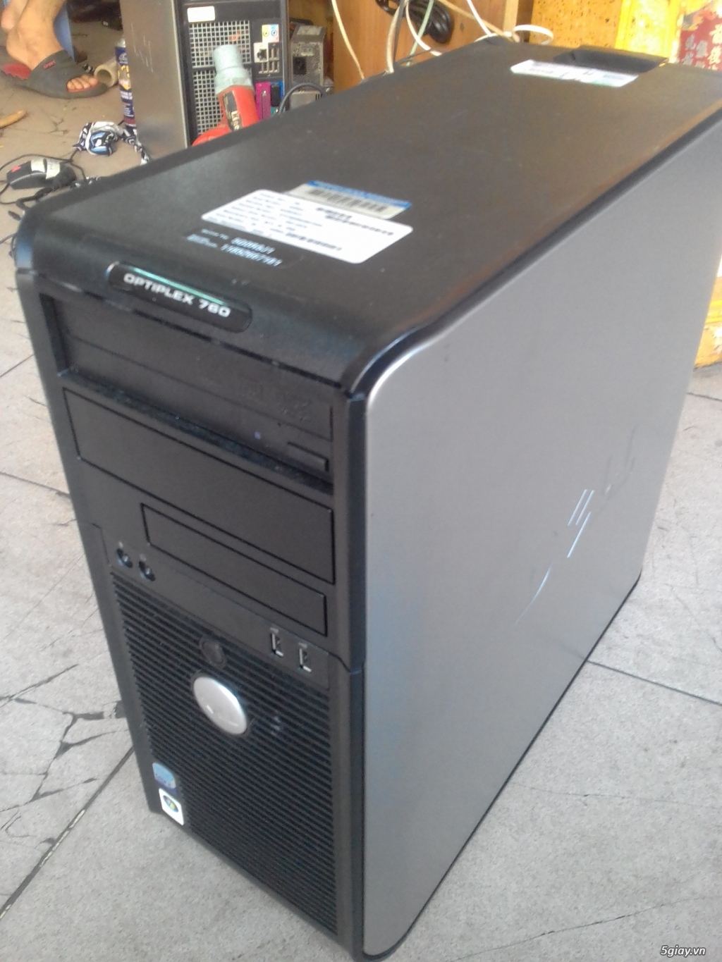 Thùng PC Dell Core2Quad Q9400 4 nhân 4 luồng RAM 4GB HDD 250GB có Wifi ...