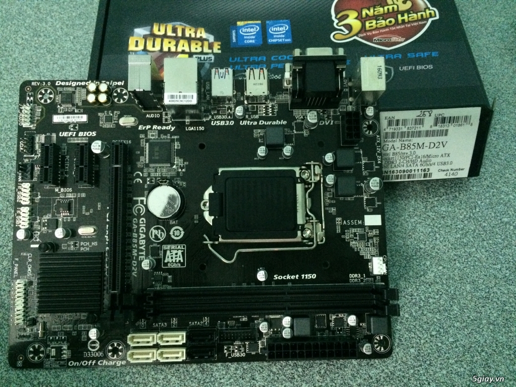 Mainboard Gigabyte B85-D2V | 5giay