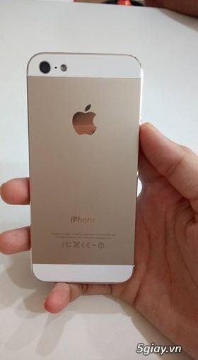 ip5 lên vỏ 5s 16g gold quốc tế 2tr7 bao restore. | 5giay