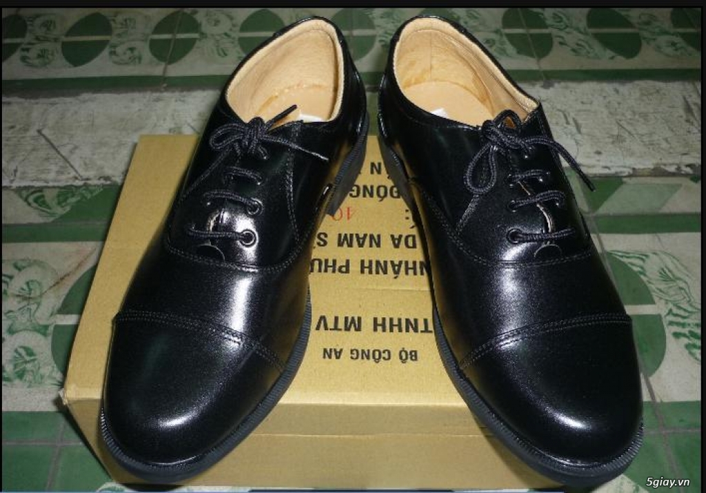 Giày công an cấp úy, được cấp phát, size 40 | 5giay