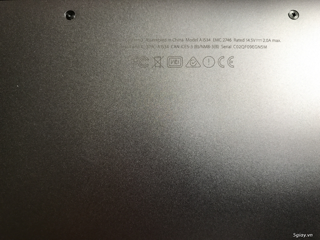 Macbook Air - Model 1534 | 5giay