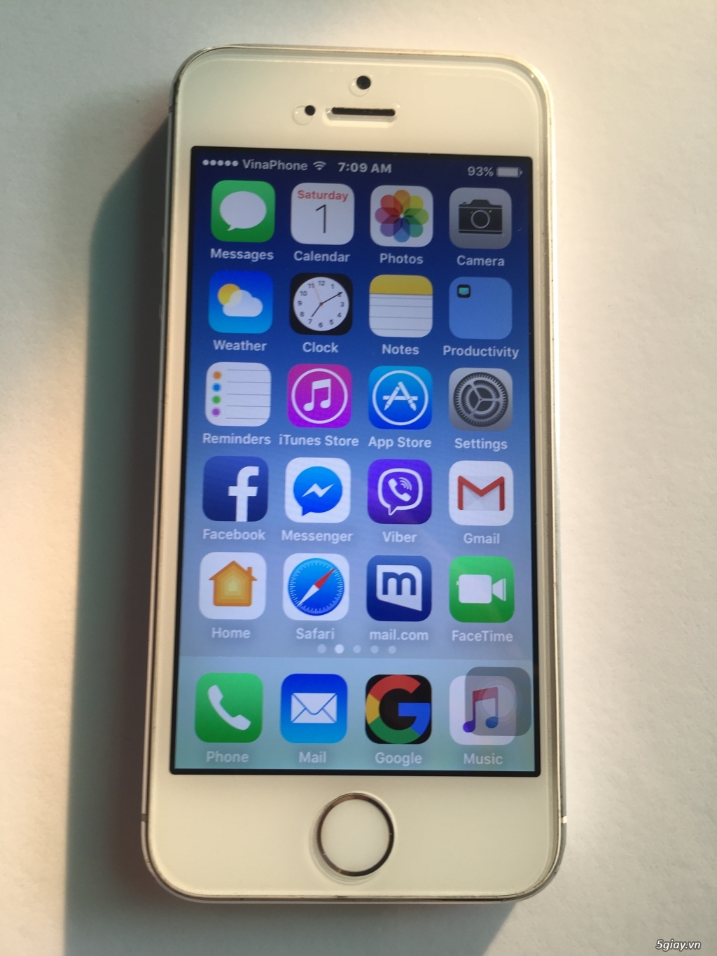 IP 5S, 64 GB, Lock Nhật, mọi chức năng hoạt động hoàn hảo, mới 98% | 5giay