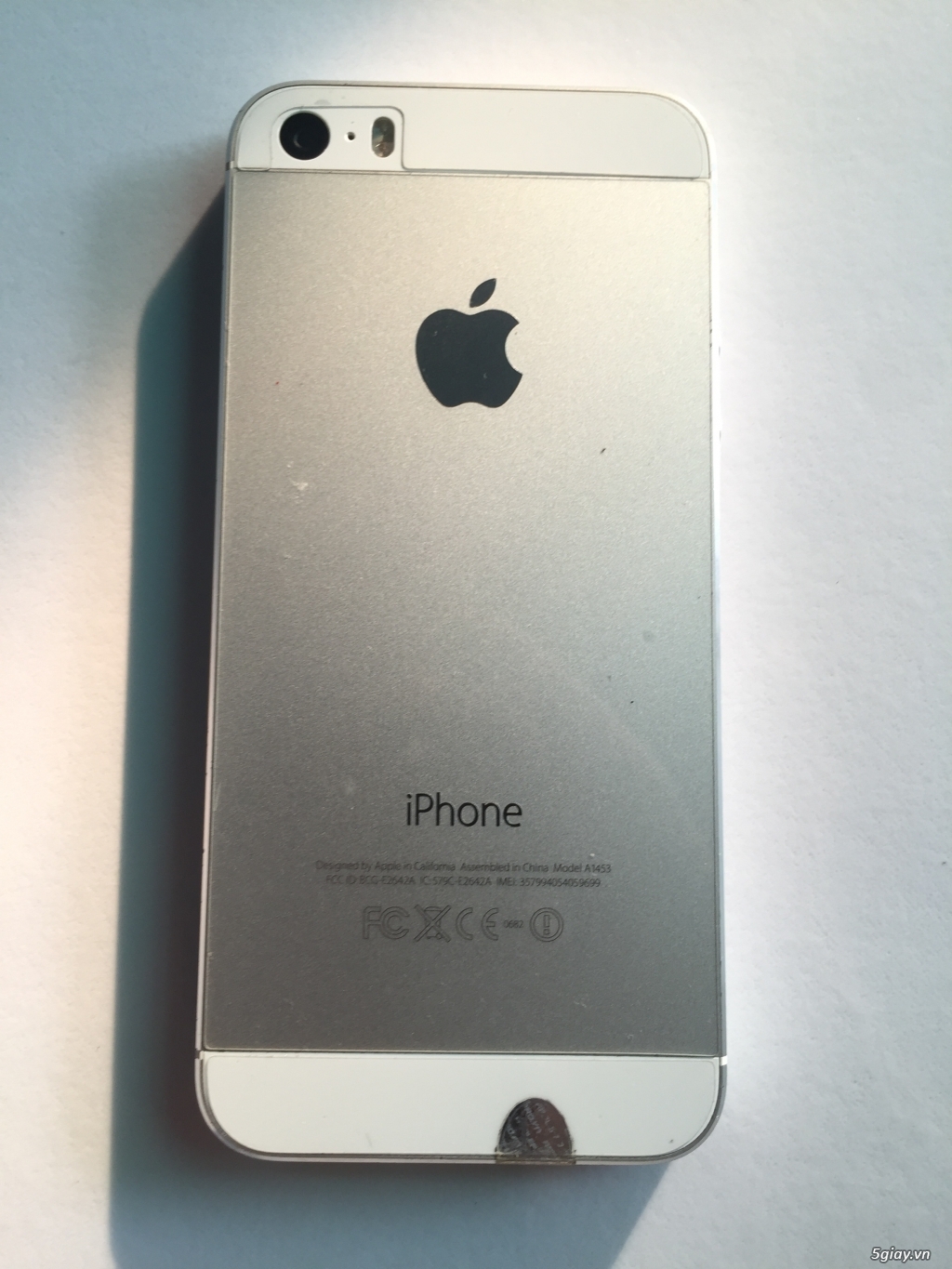BÁN IP 5S, 64GB,MÀU XÁM, CỦ, LOCK NHẬT,HOẠT ĐỘNG HOÀN HẢO, MỚI 98% | 5giay