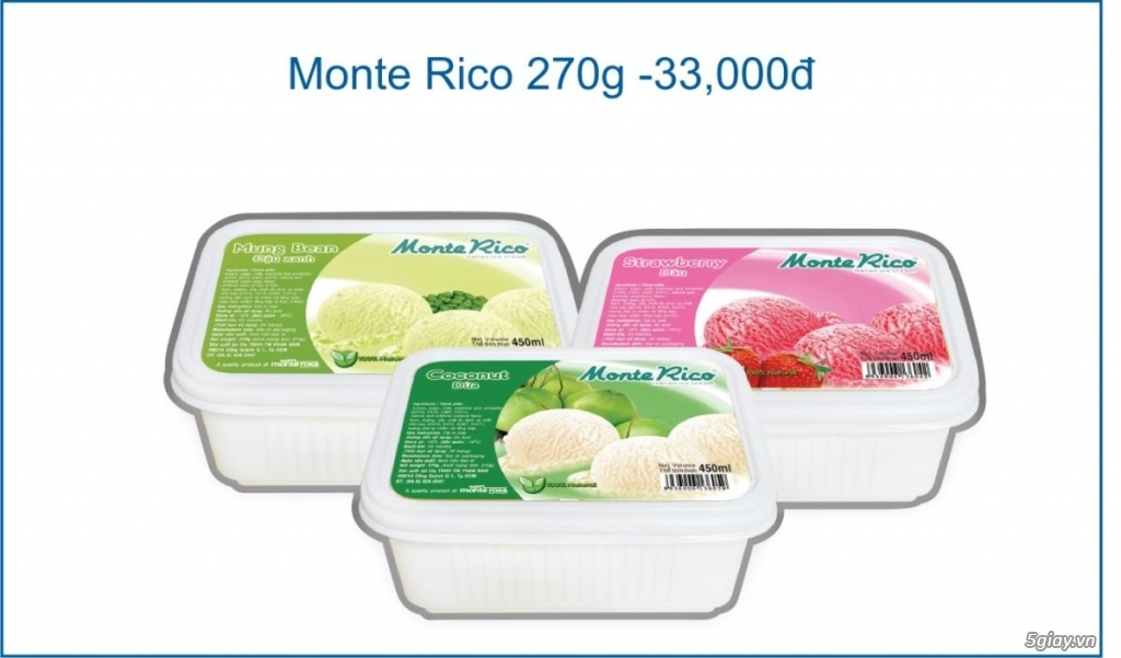Kem tươi-Kem cây-Kem hộp-Kem Monterosa siêu ngon hấp dẫn, giải nhiệt ...