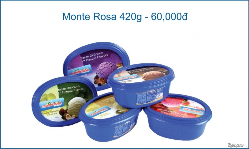 Kem tươi-Kem cây-Kem hộp-Kem Monterosa siêu ngon hấp dẫn, giải nhiệt ...
