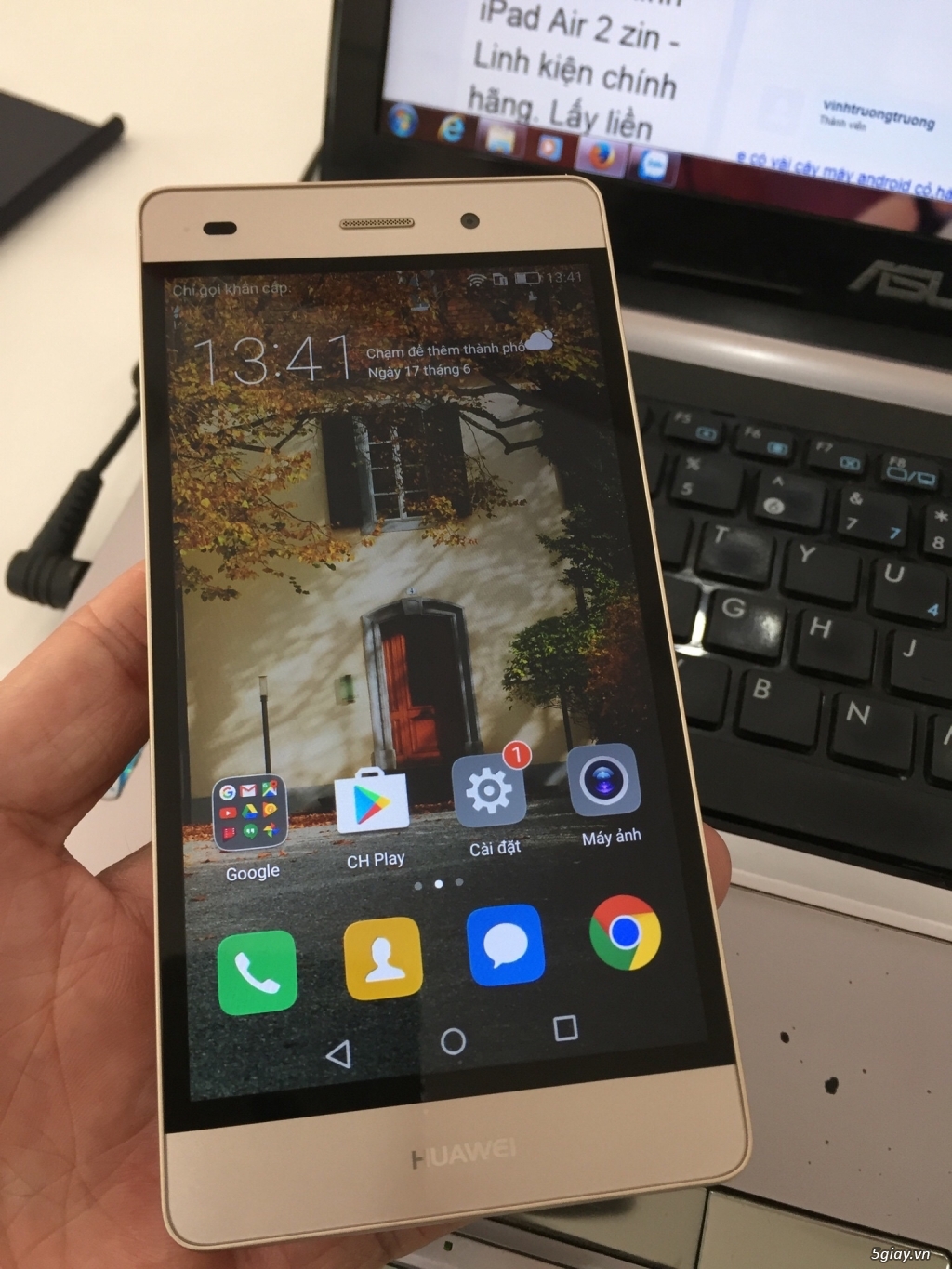 Huawei p8 lite gold đẹp 99 fullbox | 5giay