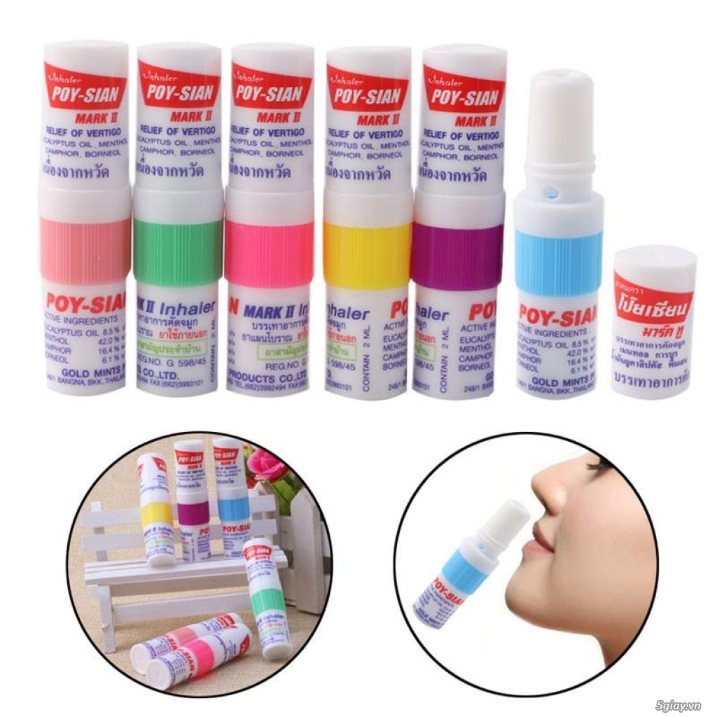 Ống hít thông mũi Thái Lan Poysian Mark II giá 40/ peppermint giá 50k ...