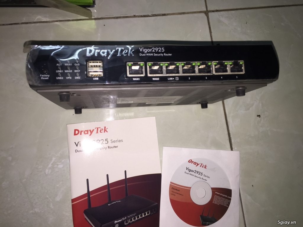 Router Draytek Vigor 2925 FULL BOX NEW 99 | 5giay