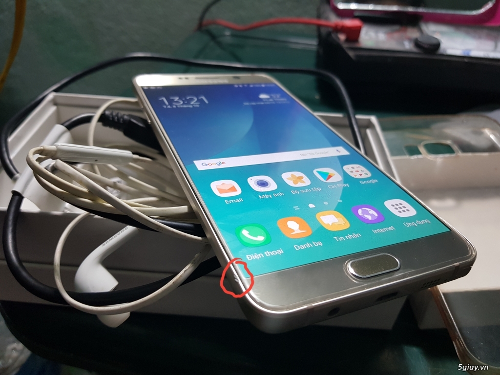 bán samsung note5(vàng đồng) bh ssvn 14/12/2017 như mới | 5giay
