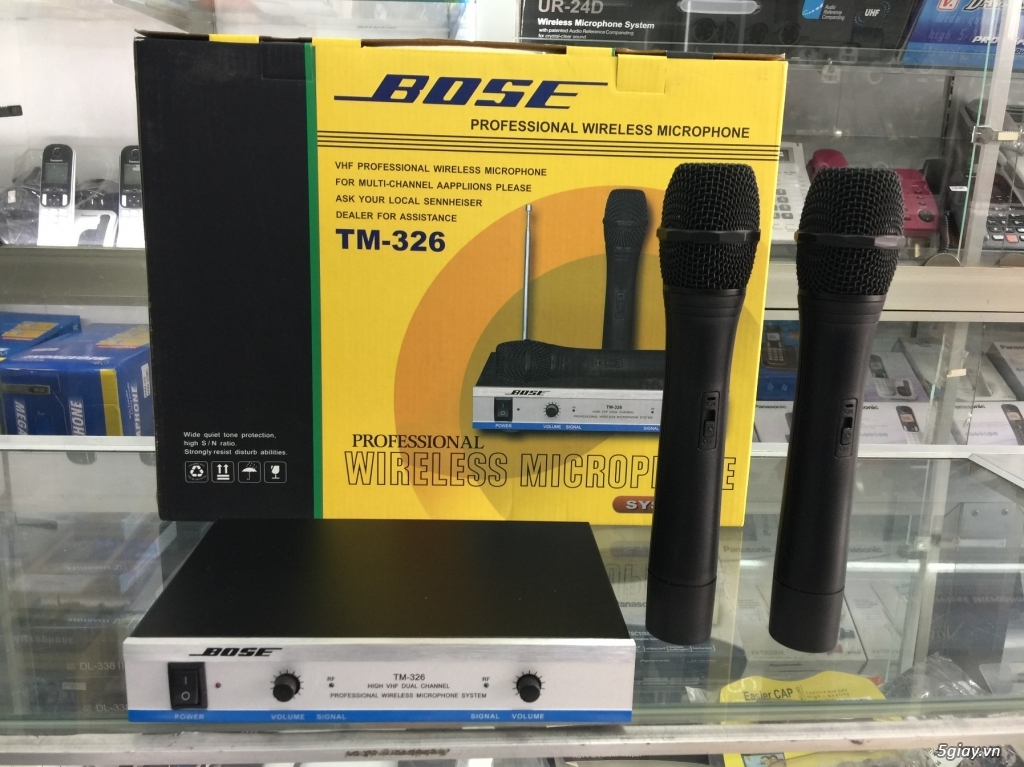 Micro không dây Bose TM-326,giá chỉ có 650K bộ 2 micro | 5giay
