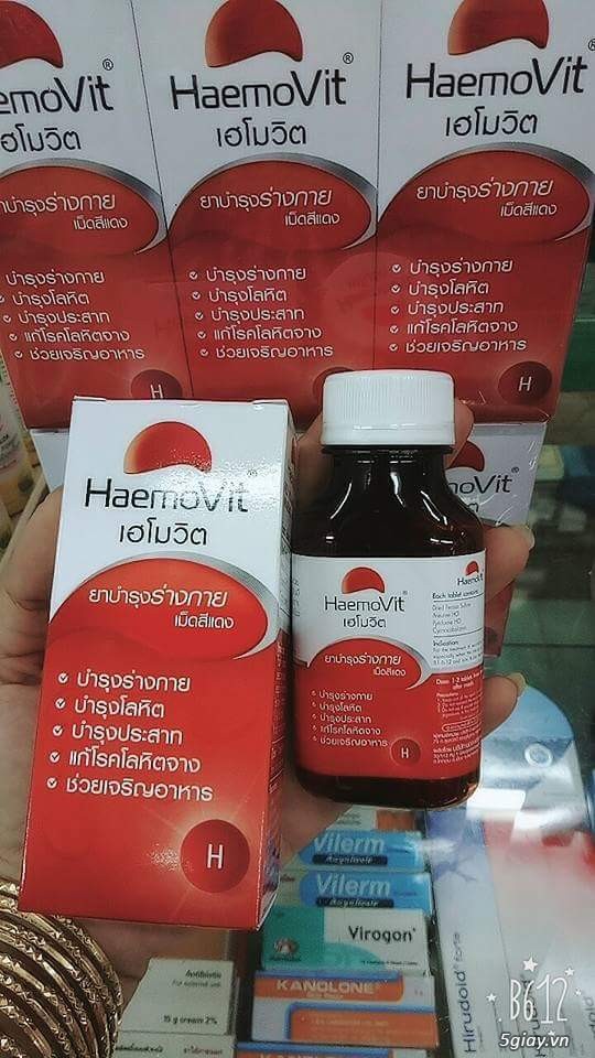 SIRO TĂNG CÂN HAEMO VIT của Thái | 5giay
