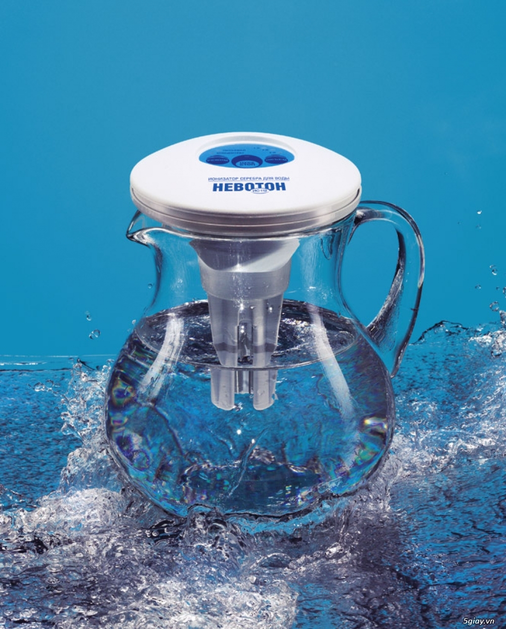 Máy lọc nước Hebotoh tạo ion bạc bổ sung khoáng chất tiêu chuẩn EU | 5giay