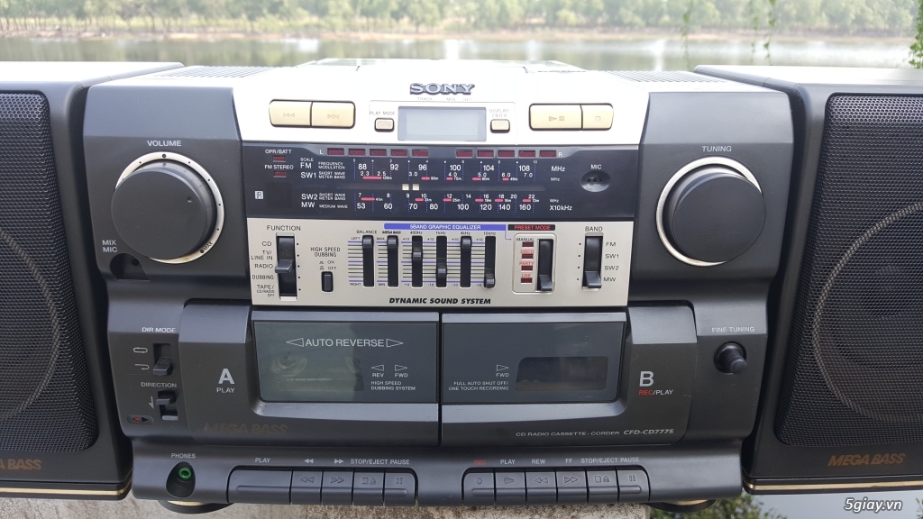 Cassette Radio SONY CFD-777S | 5giay