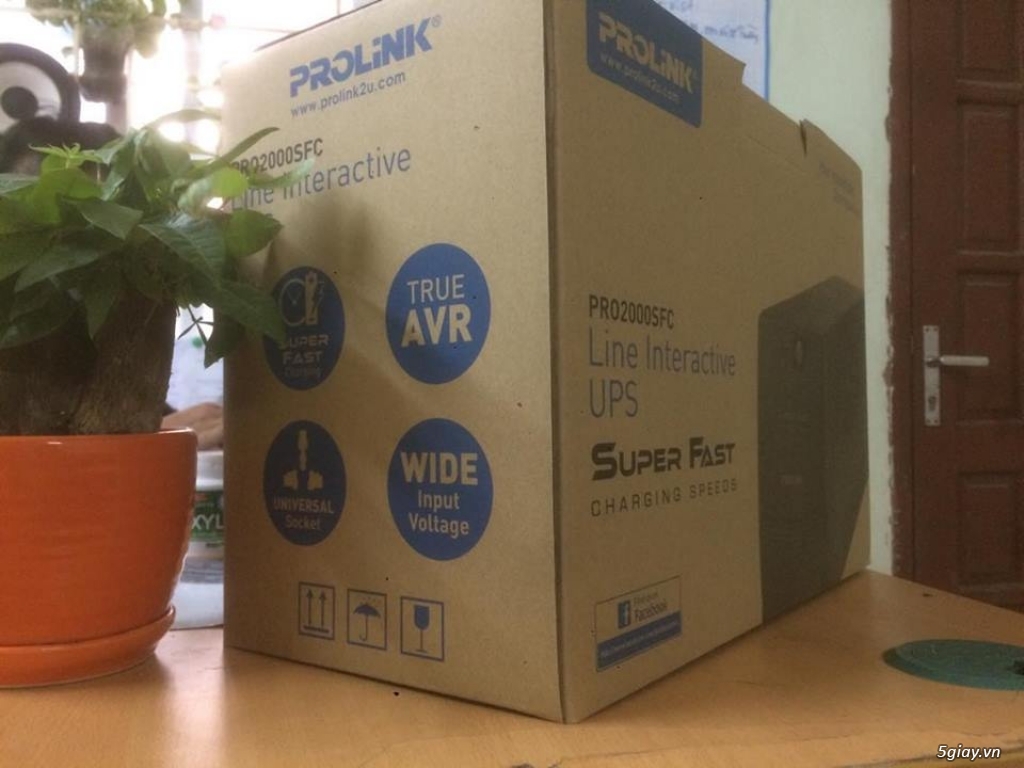 Bộ lưu điện 2KVA - UPS Prolink PRO2000SFC | 5giay