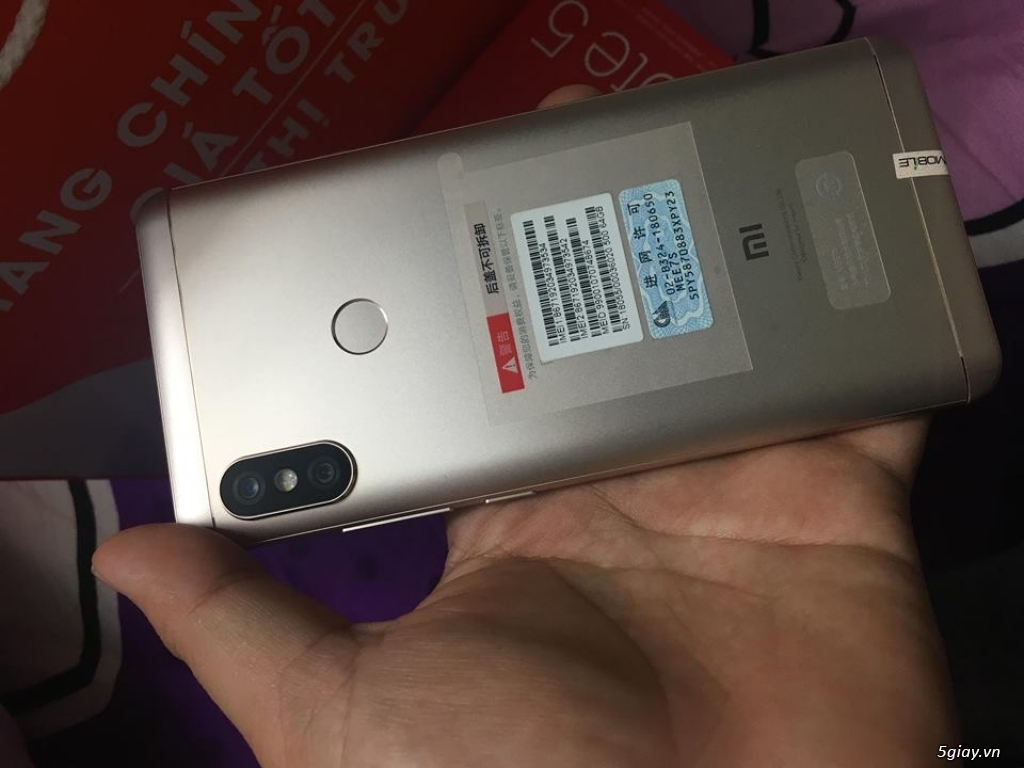 XIAOMI MINOTE 5 PRO GOLD 6/64GB FULLBOX MỚI ACTIVE 2 NGÀY BH 12T | 5giay