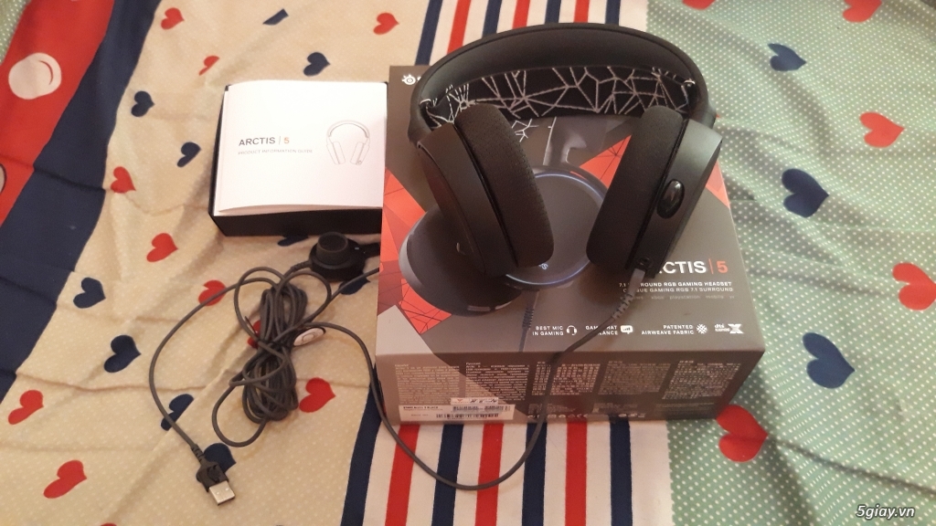 Cần bán Tai Nghe Gaming SteelSeries Arctic 5 Black Edition giá rẻ ...