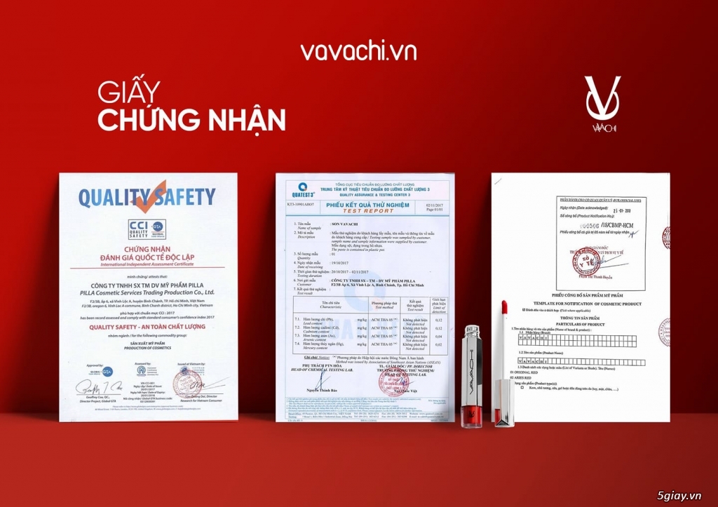 Son Vavachi Đỏ Thuần, Đỏ Lựu, Đỏ Đất, Cam Đất (Chính Hãng Vavachi.vn ...