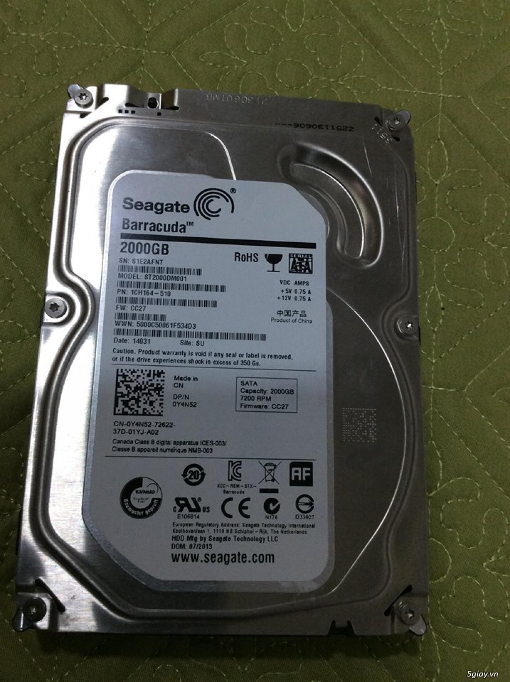 HDD Seagate 2T | 5giay