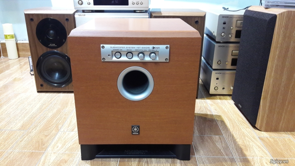 Sub điện Yamaha W015 ghép tất cả các dàn thiếu bass | 5giay