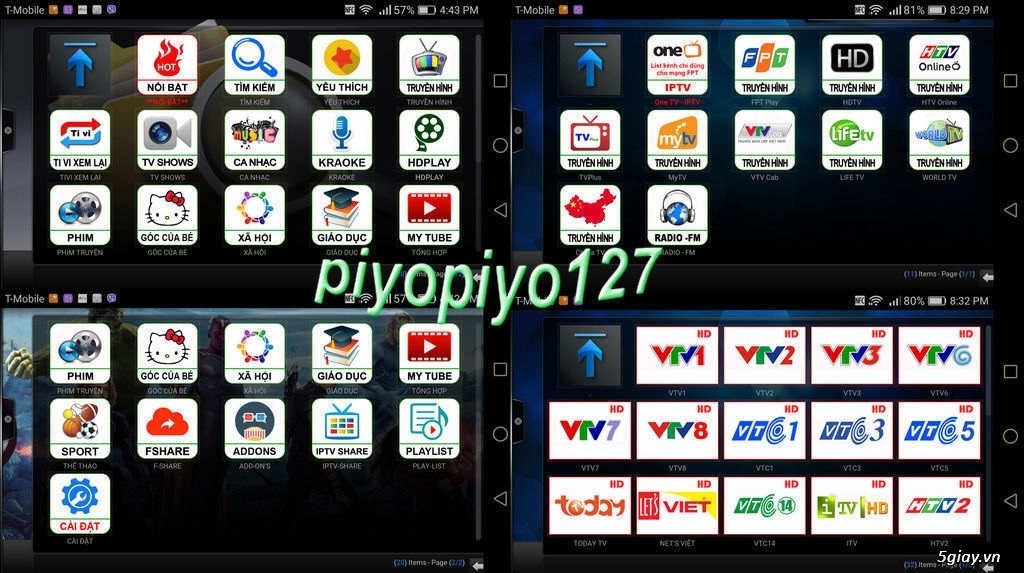 Kindle HDX 7 xemTV Phim Sport như TV Box FREE Case Bảo Vệ xoay 360 đ ...