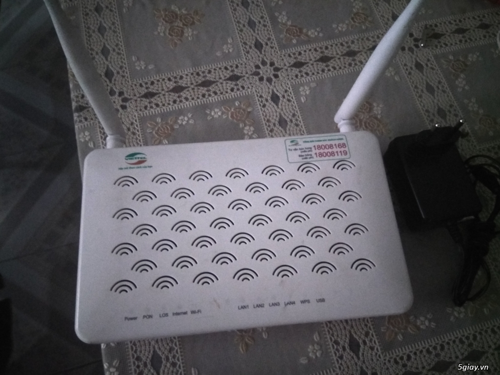 Modem wifi cáp quang zte của viettel | 5giay