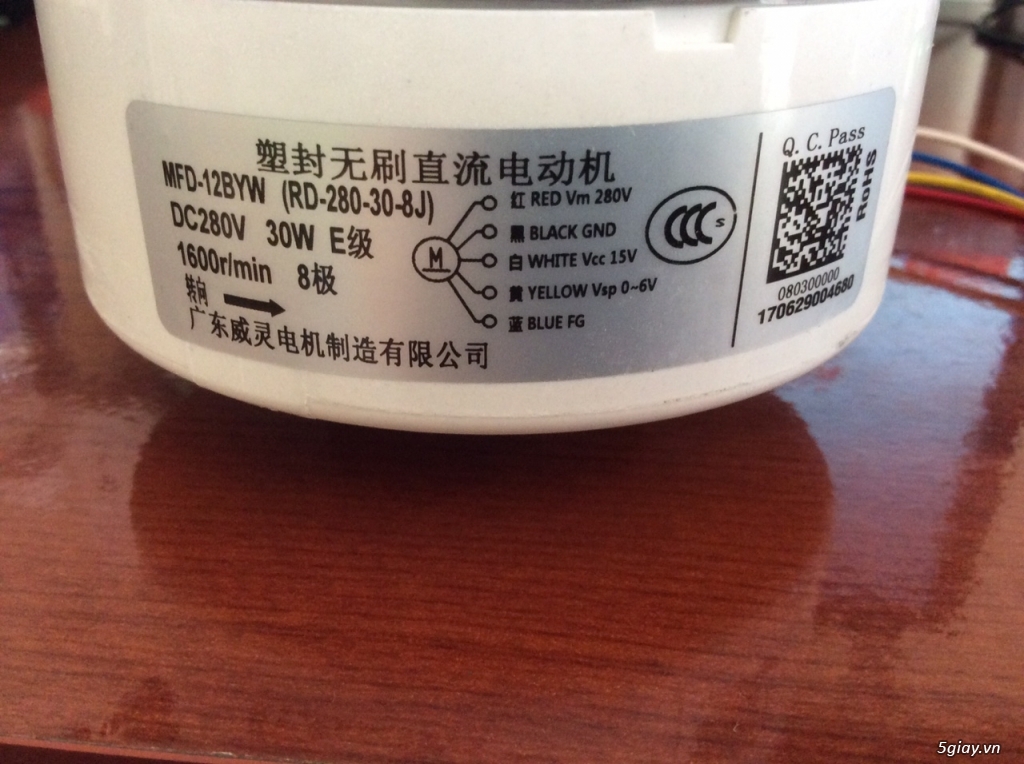 QUẠT DÀN LẠNH GENERAL FUJITSU MFD-12BYW | 5giay