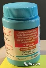 Thuốc Acriptega mylan Arv 3 trong 1 Pep 3 thành phần điều trị Hiv | 5giay